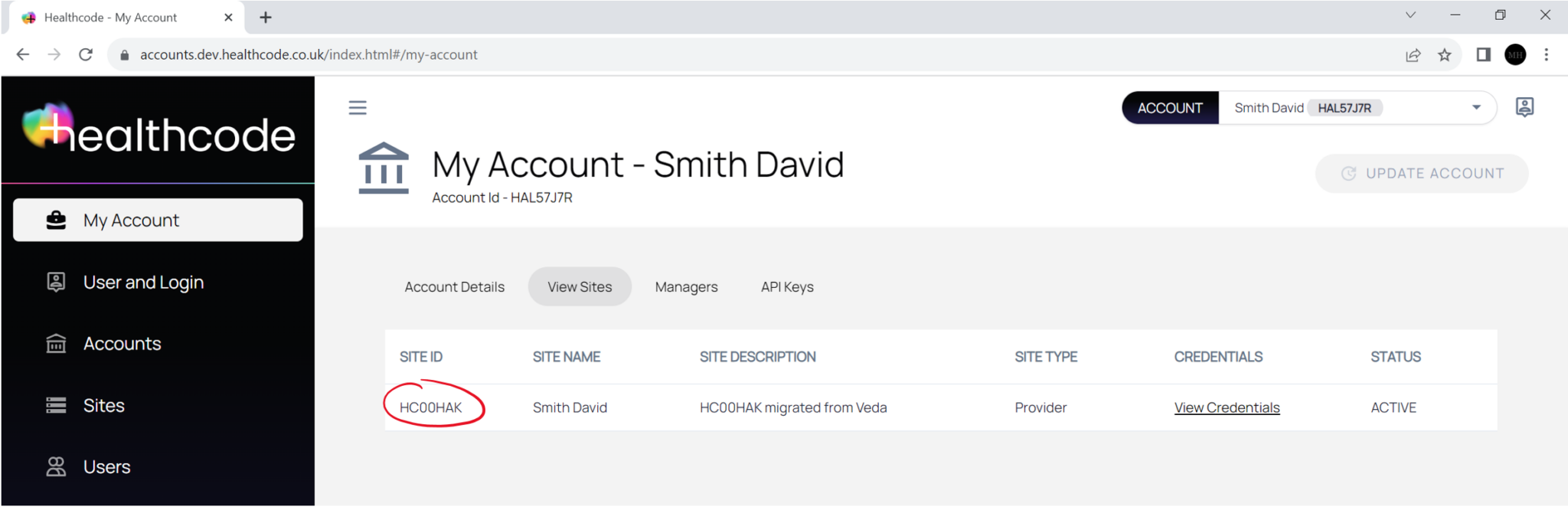Specifying Site Id – Healthcode REST APIs